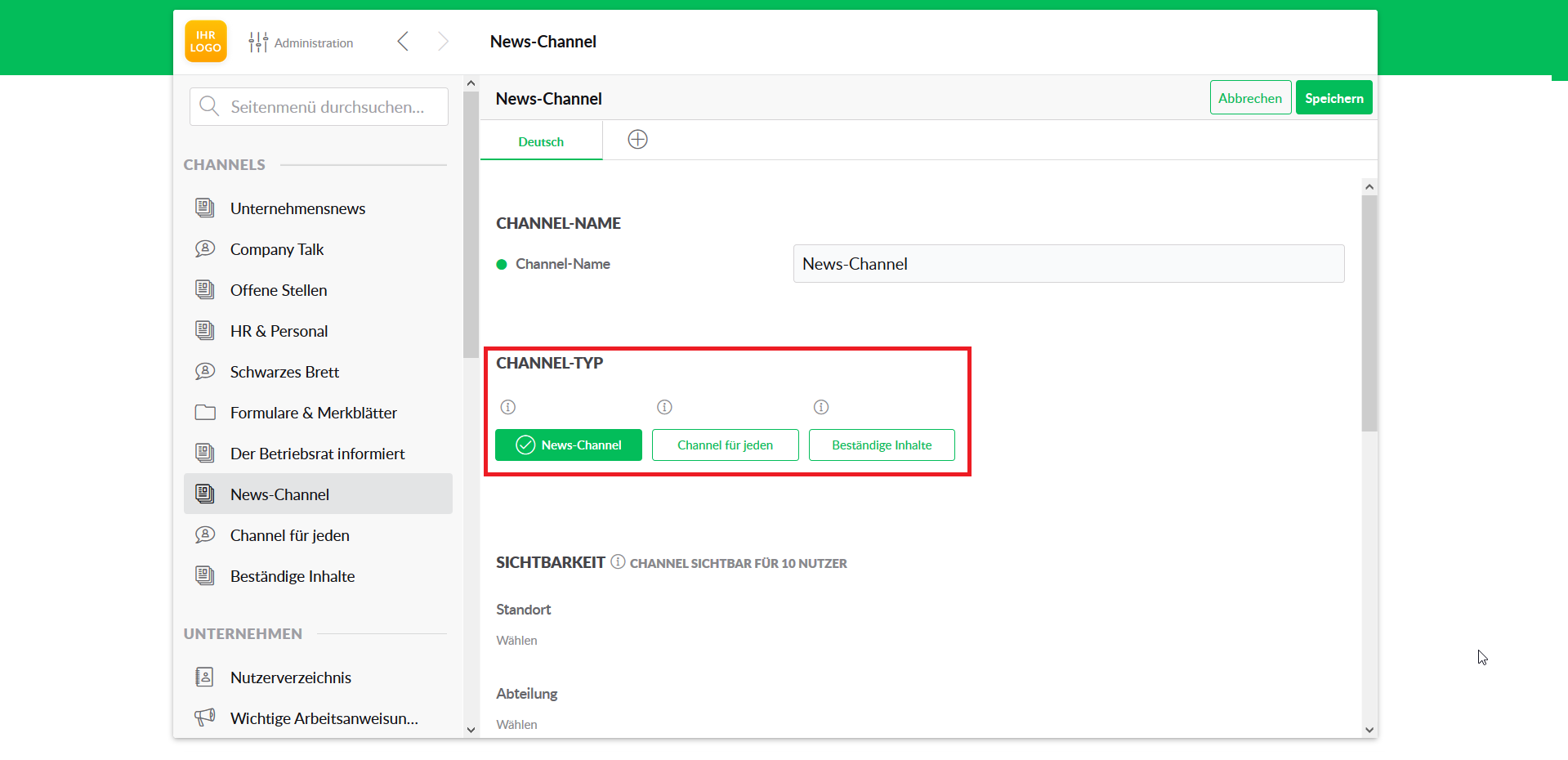 Channel-Typen – Quiply Hilfe-Center