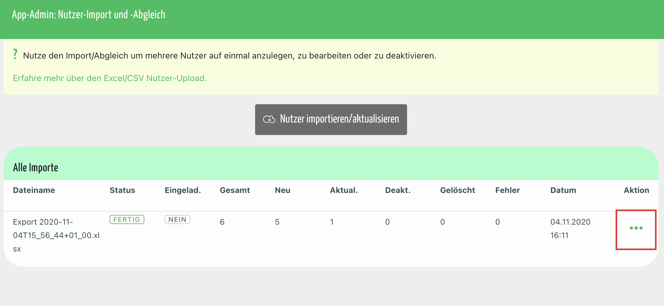 Nutzer einladen (für bereits angelegte Nutzer) – Quiply Hilfe-Center